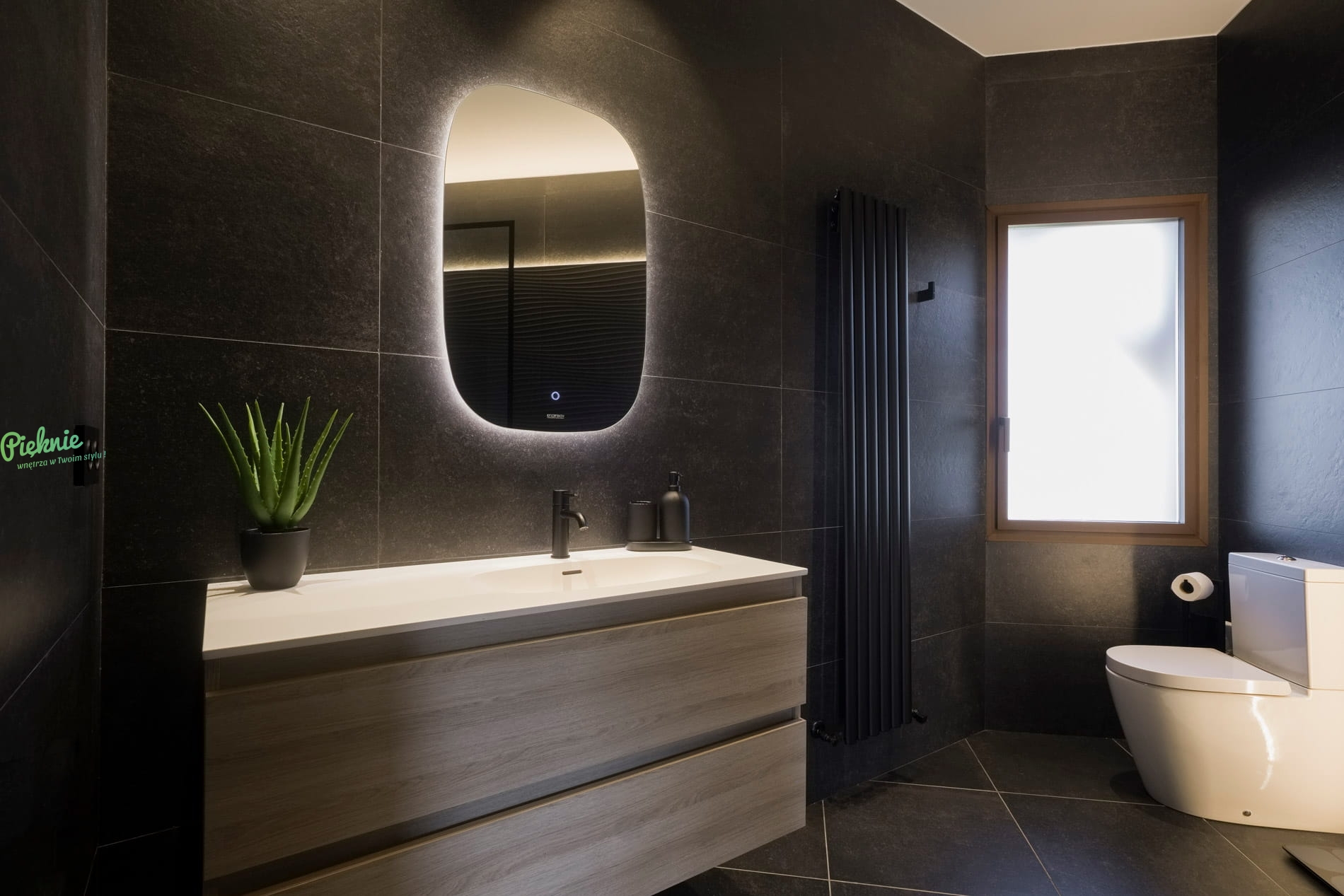 Porcelanosa Verbier Dark 45x120 płytki imitujące kamień Pieknie.pl ...